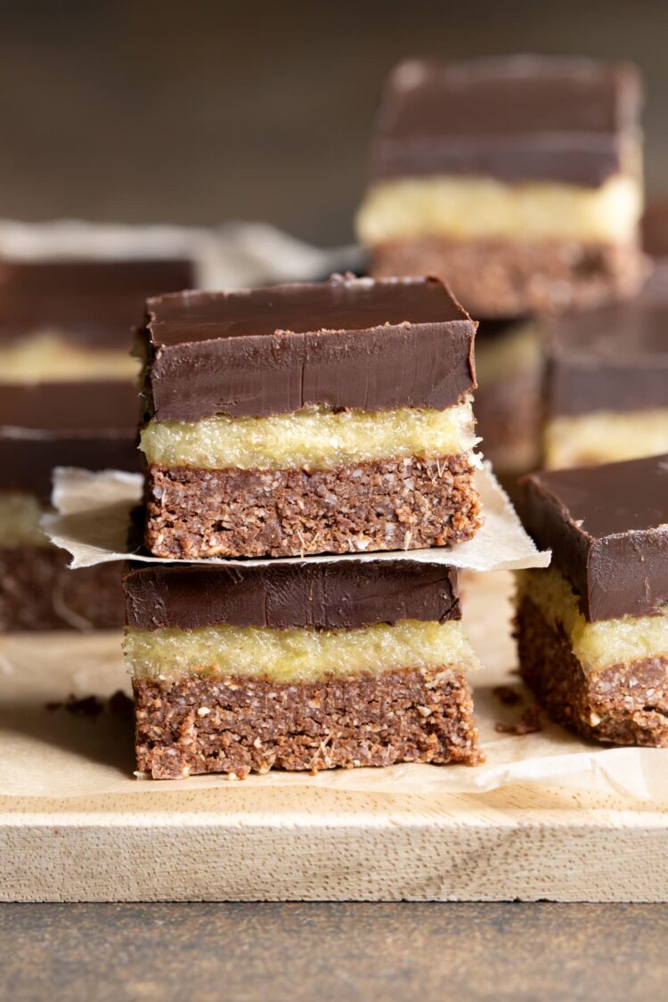 Dark Chocolate Ginger Slice Recipe - Real Food Healthy Body