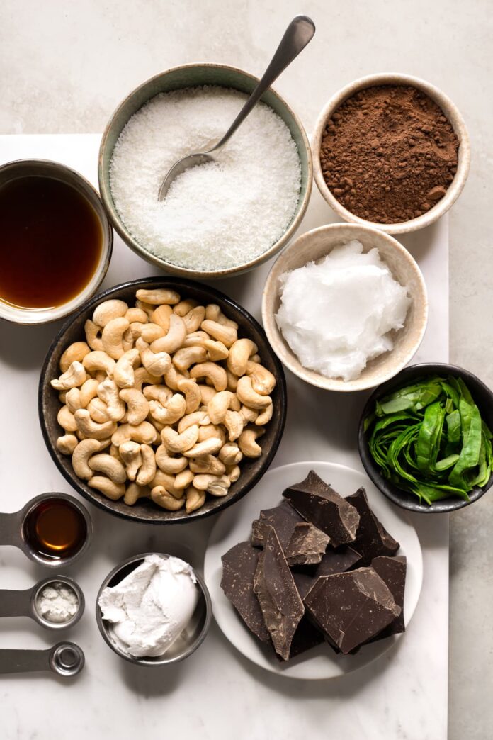 Vegan No Bake Chocolate Mint Slice Recipe - Real Food Healthy Body